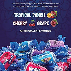 Funtasty Kool-Aid Taffy Candy Assorted Fruit Flavors, 14 Ounces Bag