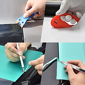 Zanch Vinyl Wrap Tool Kit,Complete Tools for Automotive Vinyl Wrap Film Installation - Beginner Friendly 35pcs