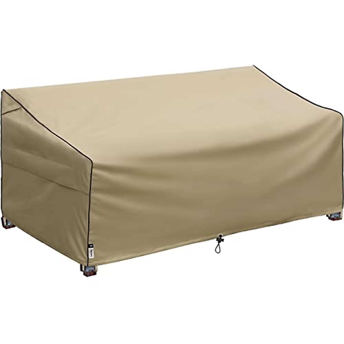 Flexiyard Outdoor Sofa Cover, Patio Loveseat Sofa Cover Waterproof 3-Seater Patio Bench Cover, Durable All Weather Patio Furniture Covers for Small Garden Lounge Chair with Air Vents and Handles