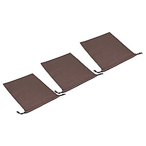 Drawstring Bag,Nylon Drawstring Storage Bags proof Storage Bags for Shoes Clothes Organizer(Coffee)