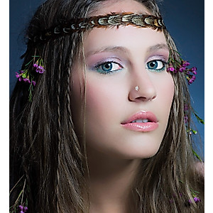 JOERICA 10 Pcs 20G Stainless Steel Screw Nose Studs Rings CZ Labret Silver Gold Nose Stud Piercing Jewelry Set Silver Tone