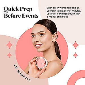 Rose Golden Under Eye Collagen Gel Mask - Bright Eyes Anti Aging Treatment For Dark Circles, Puffy Eyes, Bags, Fine Lines - 30 Pairs (60 Total Rose Gold Patches)