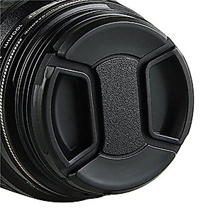 (5 Pcs) 52MM Front Lens Filter Snap On Pinch Cap, 52mm Lens Cap, 52 mm Protector Cover for DSLR SLR Camera Lense