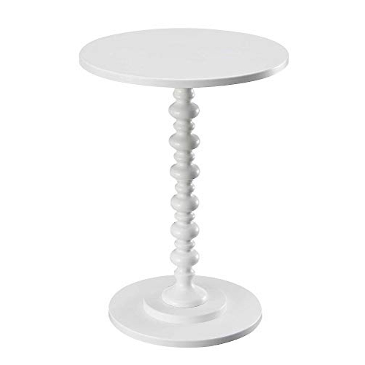 Convenience Concepts Palm Beach Spindle Table, White