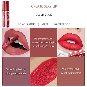 All in One Makeup Kit for Women Full Kit, Includes 12 Colors Naked Eyeshadow Palette, Foundation X 2, Eyeliner & Mascara, 2Pcs Lipstick and Makeup Brush, Gift Set for Women, Girls & Teens Makeup Set