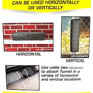 Tomcat Motomco Tunnel Trapping System - Full CASE Bait Station and Trap Station Includes 8 Individual Reusable Snap Traps | 4 Individual Tunnels in Set | Made in USA