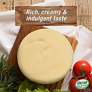 Al Amin Foods Atlanta Kashaval Cheese Sheep's Milk Cheese Aprox. N.W 1.75 LB 1 Wheel, White