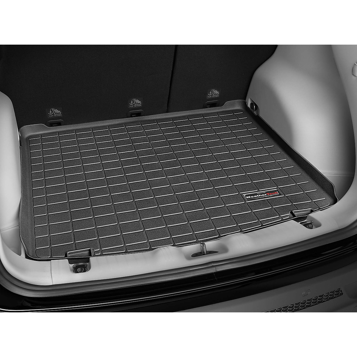 WeatherTech Cargo Trunk Liner for Jeep Compass - Cargo Tray in Highest Position (401043) Black