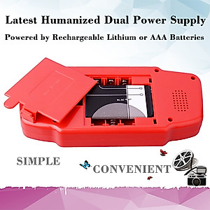 Beico Handheld Games for Kids Built in 218 Classic Retro Video Games 2.5" Screen Portable Arcade Gaming Player System for Boys Girls Birthday (Red)