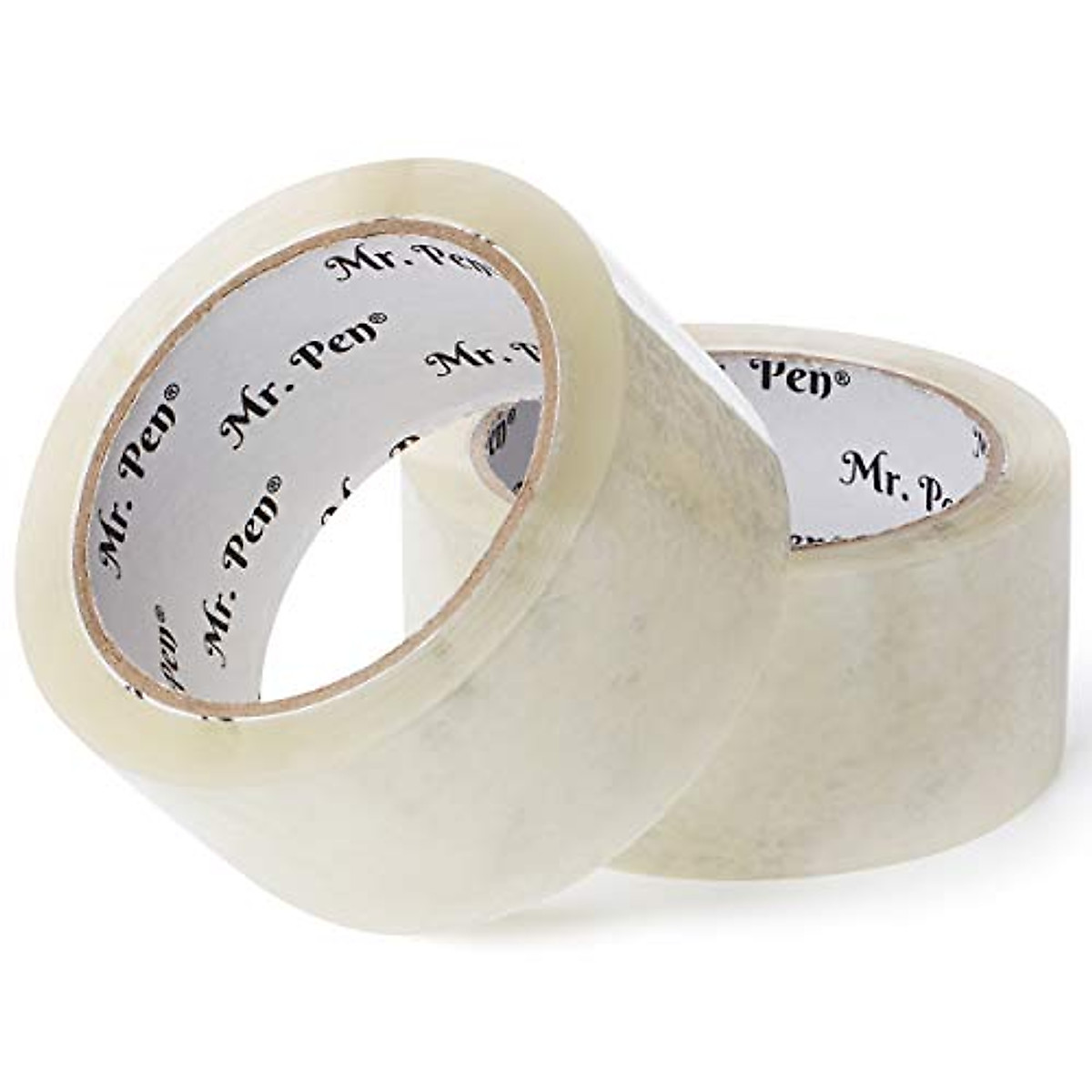 Mr. Pen- Packing Tape, 2Pack, 2in Wide, 60 Yards, 1.9mil, No Smell, Shipping Tape, Packaging Tape, Packing Tape Rolls, Clear Packing Tape, Moving Tape, Box Tape, Mailing Tape, Packing Tape Refill