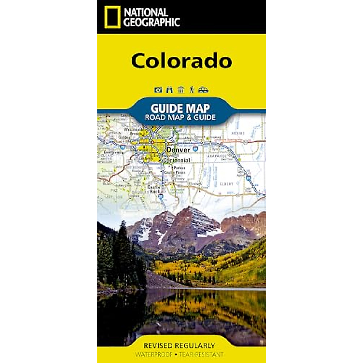 Colorado Map (National Geographic Guide Map)