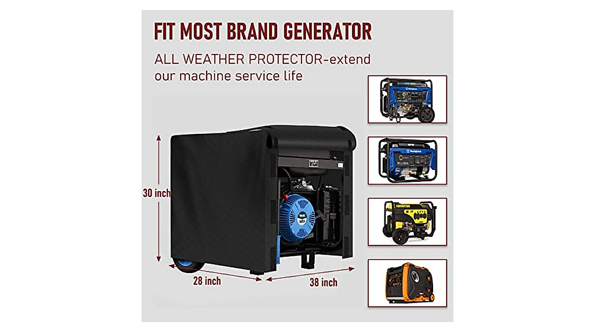Generator Cover Heavy Duty Waterproof Cover for Generator Outdoor ...