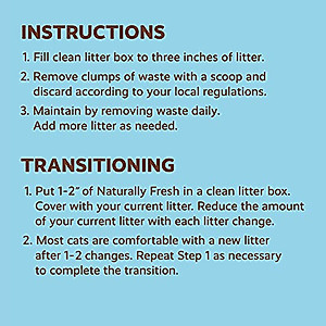 Eco-Shell Naturally Fresh Cat Litter Made From Walnut Shells, Multi-Cat, Alpine Meadow, Scented, Biodegradable, Dust-Free, Sustainable, 26 Lbs