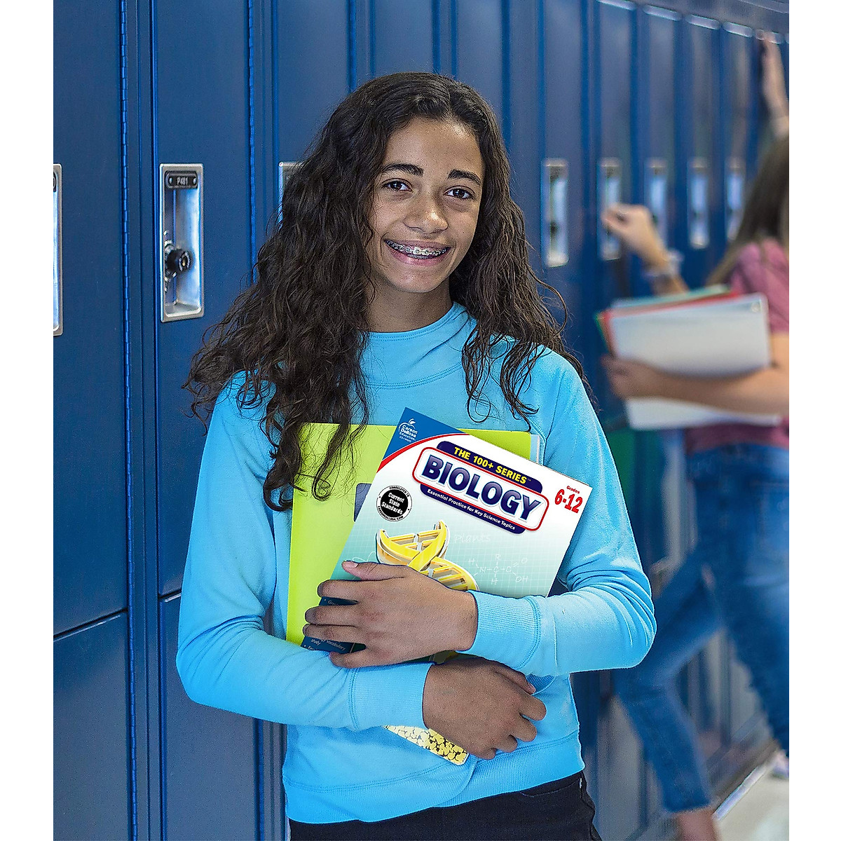 Carson Dellosa The 100 Series: Biology Workbook—Grades 6-12 Science, Matter, Atoms, Cells, Genetics, Elements, Bonds, Classroom or Homeschool Curriculum (128 pgs)