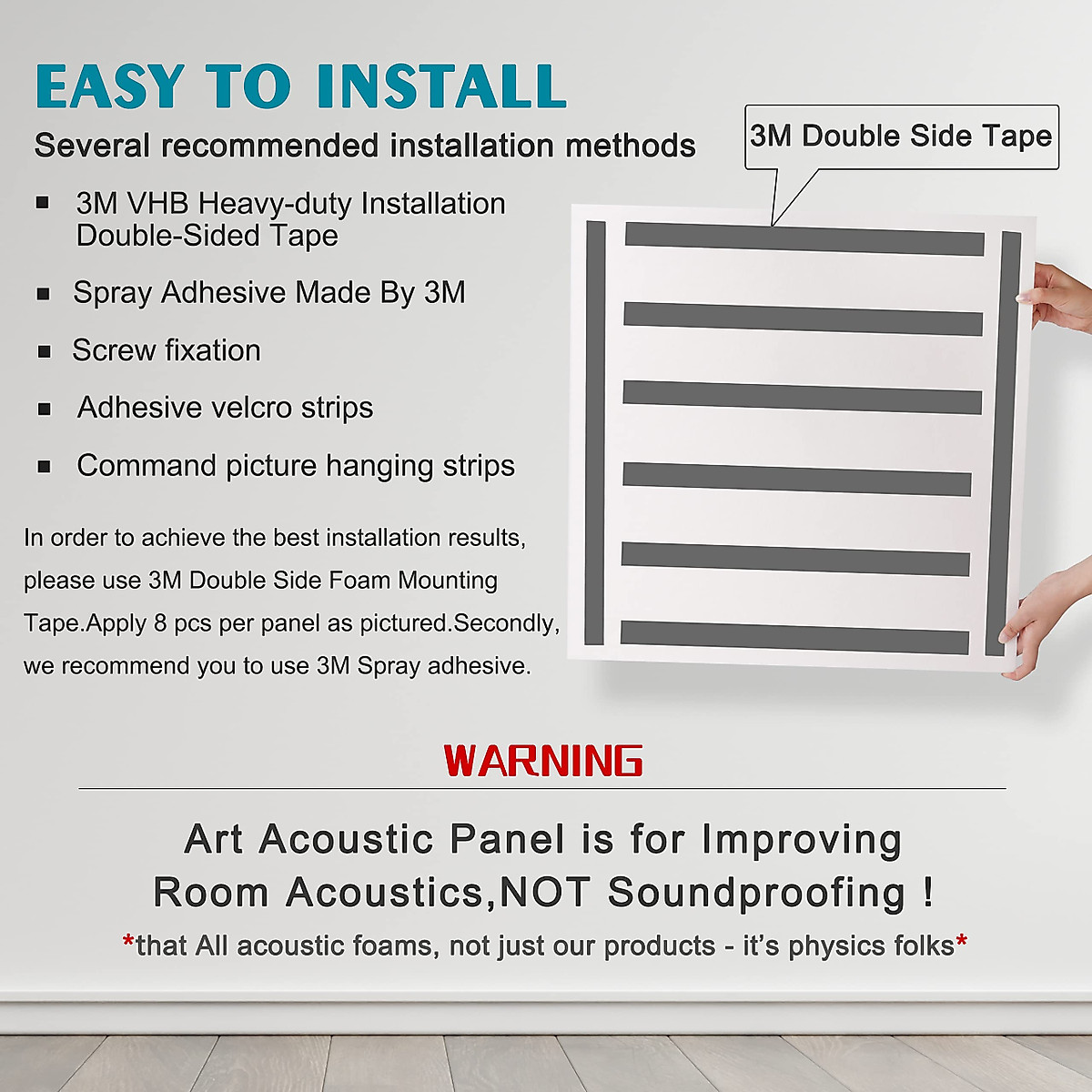 Ruonin.X 72"x48" inch Decorative Art Acoustic wall panels,Better Acoustic Treatment than foam, High-quality Sound Absorbing and Soundproof wall panels suitable for studios—Strelitzia Reginae Aiton