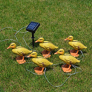 OSALADI Solar Led Stake Lights Duck Garden Lights LED Landscape Lighting for Outdoor Patio Lawn Yard Decorations