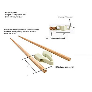 Senior ICare Chopstick Helper, Training Chopsticks for Adults, Beginner, Trainers or Learner - Right or Left Handed - Non-Slippery Reusable and Replaceable