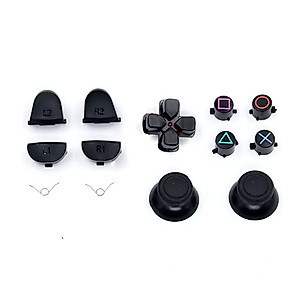Replacement Full Button L1 R1 L2 R2 Trigger Buttons ABXY Button Controller Repair for Sony Playstation 4 PS4 1000 1100 Controller