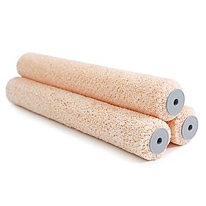 ROLLINGDOG 18 Inch Paint Roller Covers -18 Microfiber Paint Rollers for Ceiling,Wall,Floor,Decks Painting (Pack of 3, 3/8" Nap)