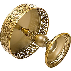 Jucoan 3 Pack Gold Metal Cake Stands, 8/10/12Inch Round Dessert Display Stand, Cupcake Holder, Pastry Serving Plate for Wedding Party Baby Shower