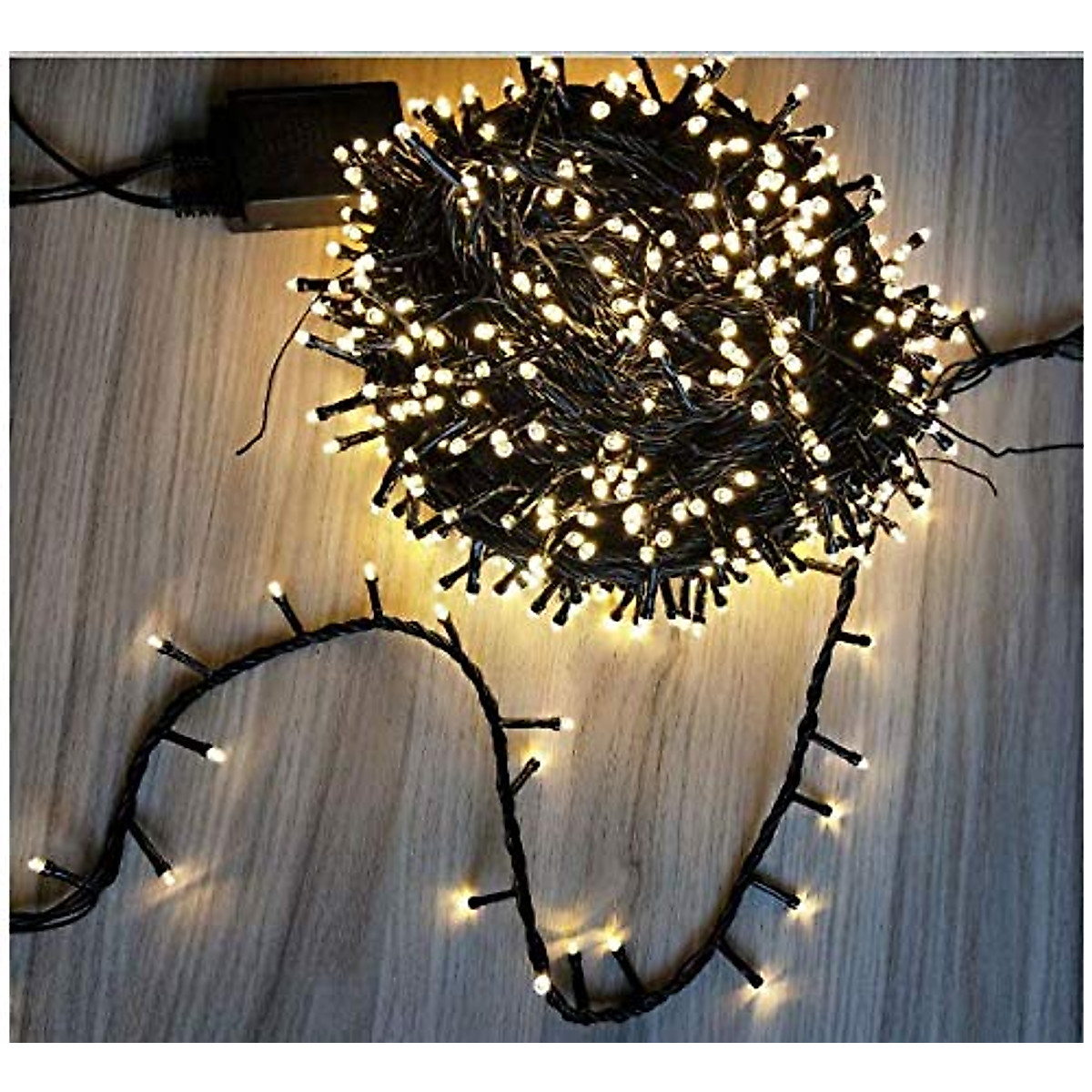 LED Christmas Tree Lights Outdoor/Indoor,Fairy Lights with 8 Lighting Modes,Warm White Twinkle Lights for Garden,String Lights for Bedroom,Led Light Strips,Halloween Lights Outdoor (100 LEDs)