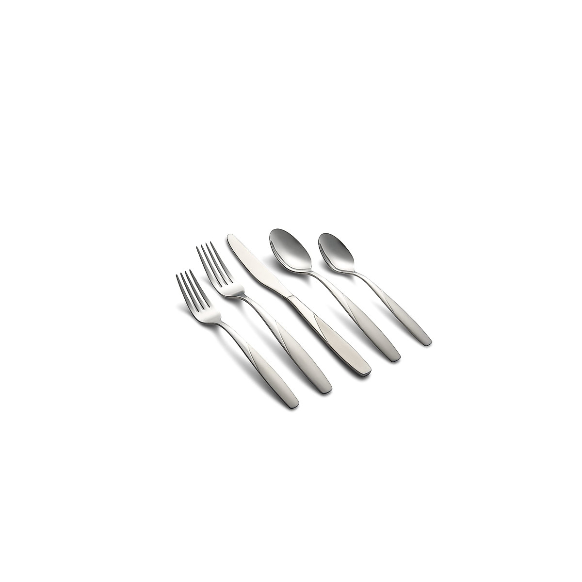Cambridge Silversmiths Southview Sand 20 Piece Flatware Set, Service for 4, silver