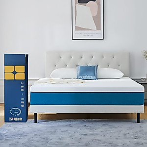 MZEER Queen Size Mattress, 6 Inch Queen Gel Memory Foam Mattress in A Box, Removable Fabric, for Sleeping MattressesQueen Size 70 * 80 * 6 Inches (Queen (U.S. Standard))