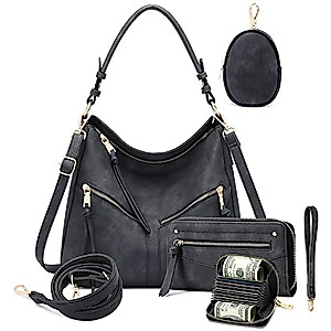 Hobo Handbags for Women Large Designer Ladies Hobo bag Bucket Purse