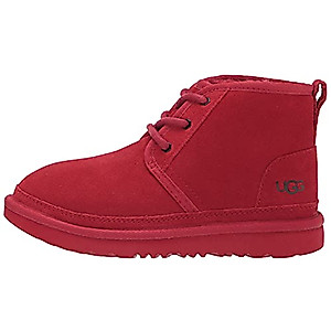 UGG Kids' Neumel Ii Chukka Boot, Samba Red, 5 Big Kid US