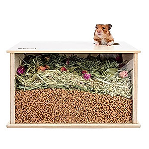 Niteangel Visible Hamster Digging Box for Syrian Dwarf Roborovski Campbell Hamsters Gerbils Mice Lemmings Degus or Other Small-Sized Pets