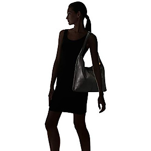 The Sak womens Women's Huntley Leather Hobo Handbag, Black, One Size US