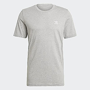adidas Originals,mens,Essentials Tee,Medium Grey Heather,Large
