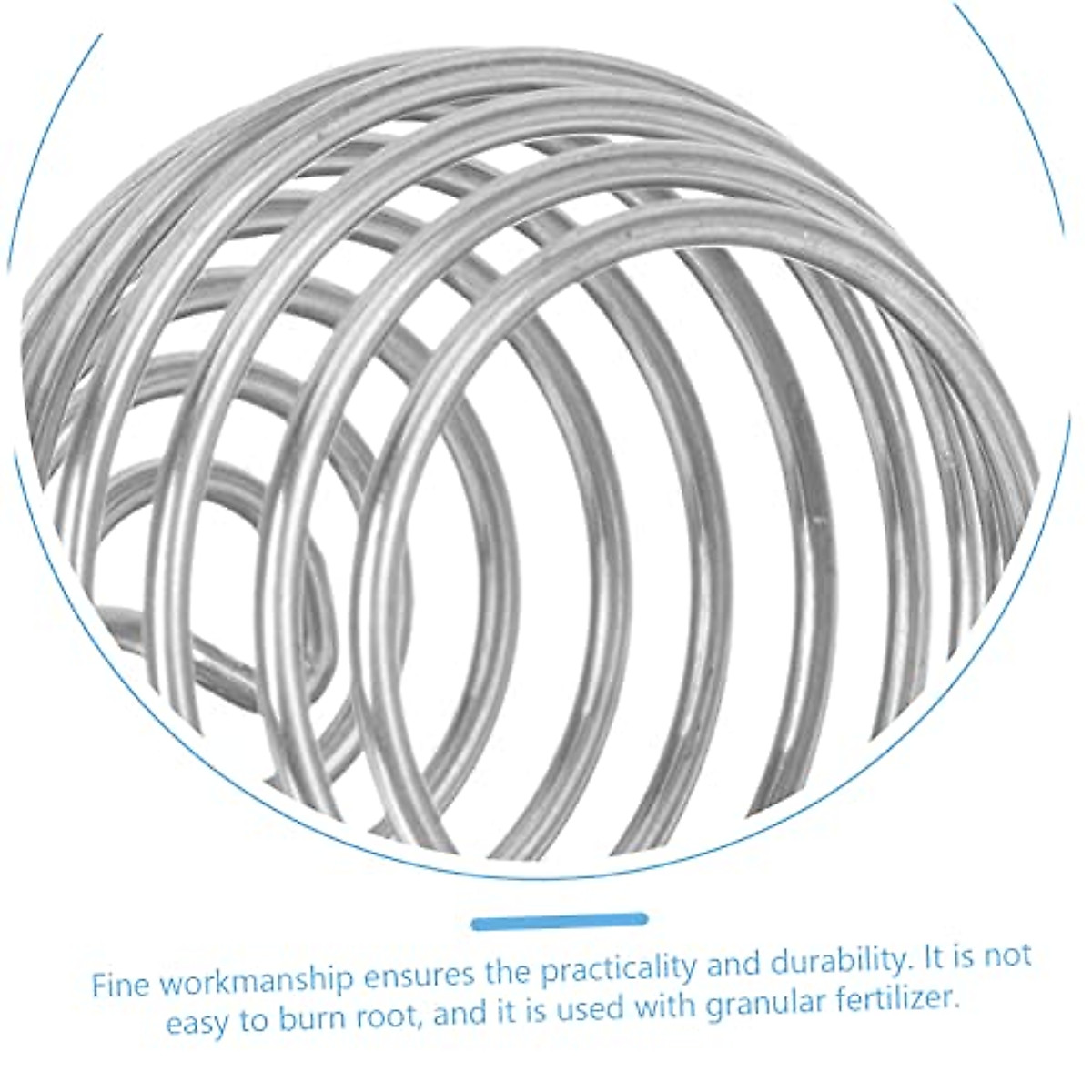 Yardwe 10pcs Tiny Pots Bonsai Fertilizers Succulent Steel Baskets Mesh Stainless Plant Holder Tool Gardening Fertilization Cups Accessories Potted for Nursery Orchid Manure Flowers