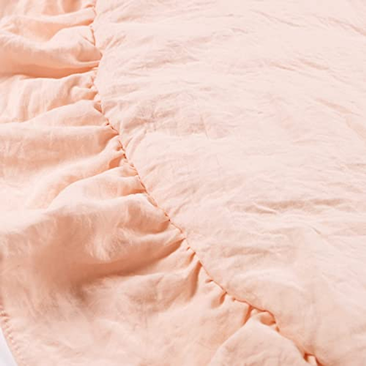 Lush Decor Baby Round Ruffle Play Mat Single 36" Diameter, Blush