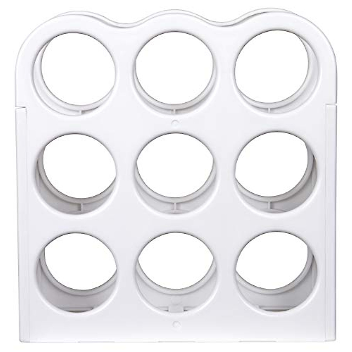 ArtBin 6866AG Mini Vinyl Storage Rack, Organizer up to 9 (5.5") Vinyl Rolls, White, 1 Rack