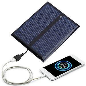 5V Solar Panel Charger, Polysilicon Waterproof Portable Solar Panel, Energy-Saving for Advertising Lights Low-Power Appliances