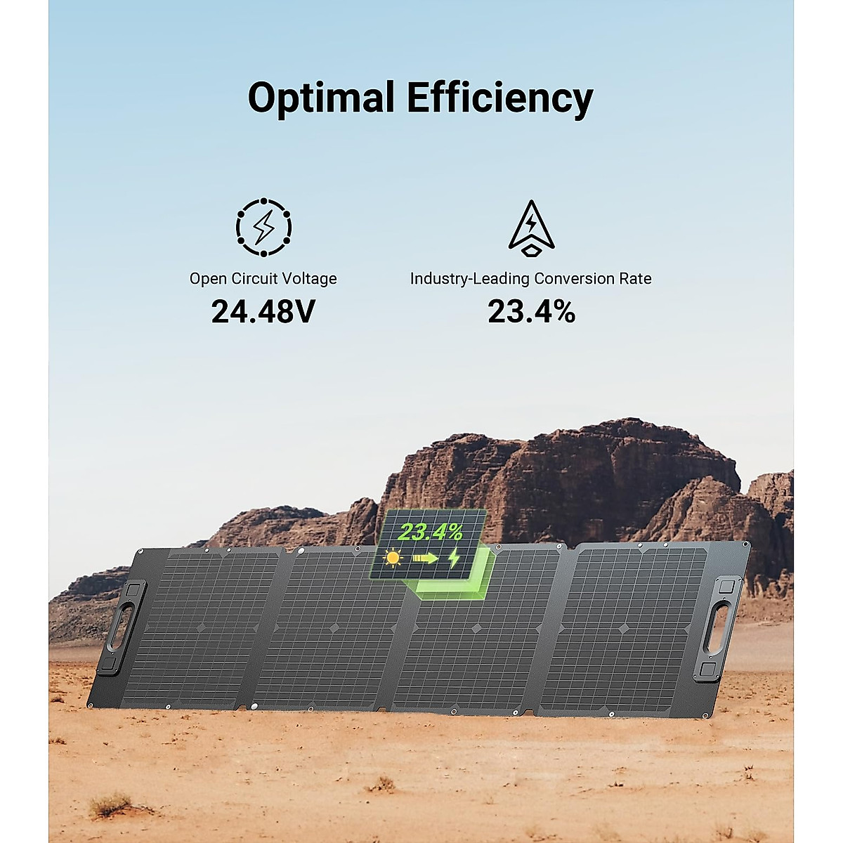 DailySolar 210W Ultra Lightweight Portable Solar Panel,100% Power Station Compatible, New Carbon Fiber Material, A-grade Premium High-Efficiency Monocrystalline PV Module, Ideal for Outdoor Camping,RV