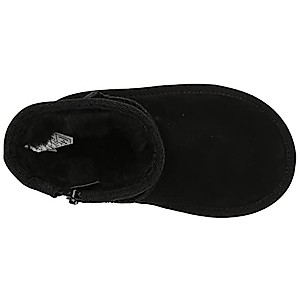 Koolaburra by UGG unisex child Koola Mini Fashion Boot, Black, 2 Little Kid US