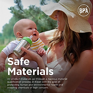 Klean Kid Kanteen Medium Flow Silicone Nipple-Pack of 2, Clear