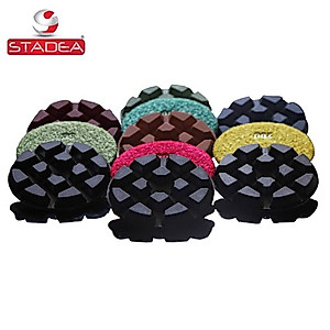 diamond floor polishing pads for concrete floor polishing - grit 100 by Stadea