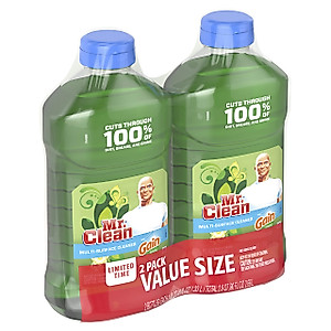Mr. Clean Liquid All Purpose Multi-Surface Cleaner | with Gain Original - 45 Ounce Each Bottle (Pack of 2) (Total 90 fl oz)