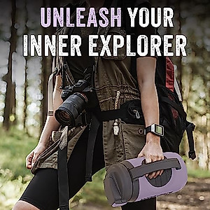 High Sierra - [BPA FREE] 64 OZ Insulated Water Jug, [Soft Spout – NO MORE TEETH BUMPS] Built-in Fence Anchor, Keeps Iced Water Cold for Hours, EXTRA LARGE Sports Bottle, Lavender