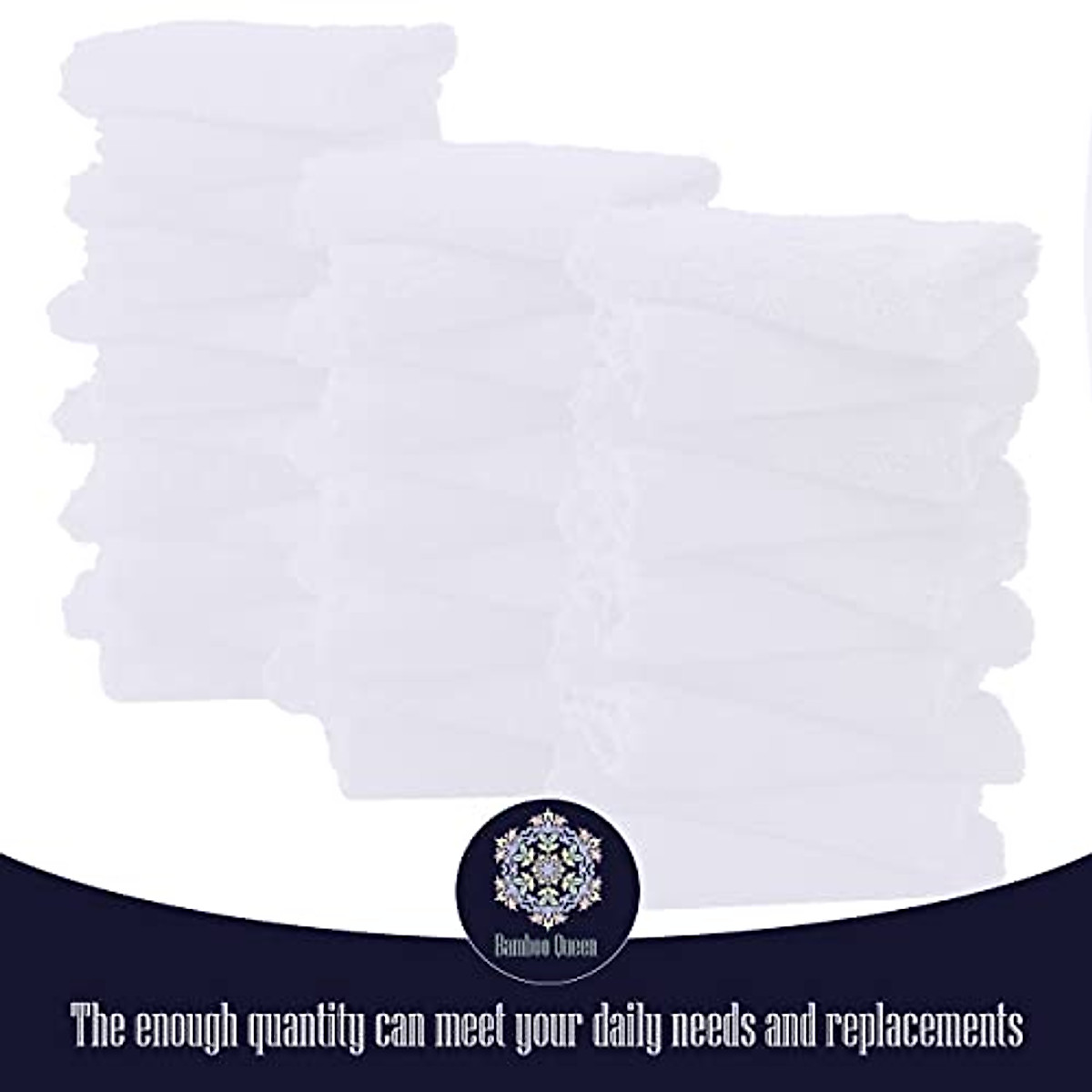 32 Pack Baby Washcloths - Luxury Coral Fleece - Extra Absorbent and Soft Wash Clothes for Newborns, Infants and Toddlers - Suitable for Sensitive Skin and New Born - Baby Shower - White, 10x10 Inch