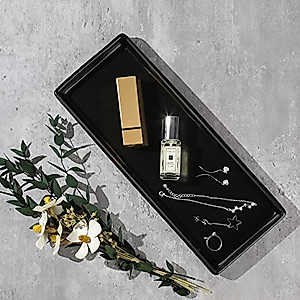 GMISUN Black Bathroom Accessories Set, Matte Black Bathroom Accessory Set, Bathroom Soap Dispenser and Toothbrush Holder Set, Qtip Holder, Modern Bathroom Decor Sets, Glass Bath Accessories Sets