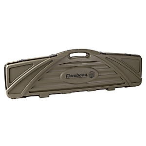 Flambeau Outdoors Zerust Infused Double Scoped Gun Case - 53", Olive Drab Green