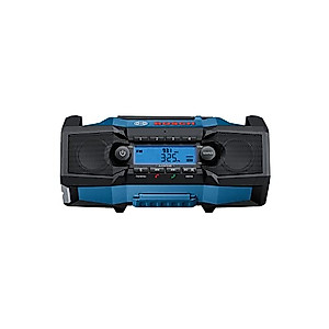 BOSCH GPB18V-2CN 18V Compact Jobsite Radio with Bluetooth® 5.0 , Black