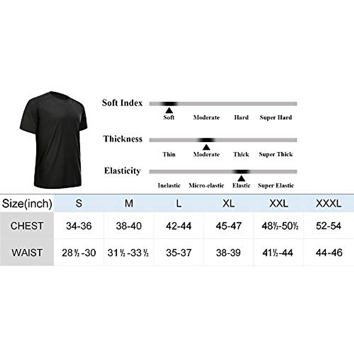 MCPORO Workout Shirts for Men Short Sleeve Quick Dry Athletic Gym Active T Shirt Moisture Wicking