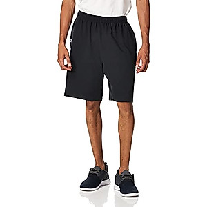 Russell Athletic mens Cotton & Jogger With Pockets Short, Basic Cotton - Black, X-Large US
