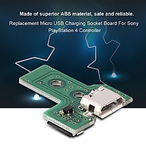 Micro USB Charging Port Socket Board Replacement for Sony Playstation 4 PS4 Game 3rd Generation Controller