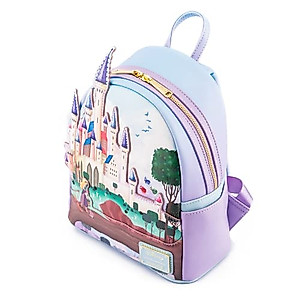 Loungefly Disney Princess Castle Series Sleeping Beauty Womens Double Strap Shoulder Bag Purse